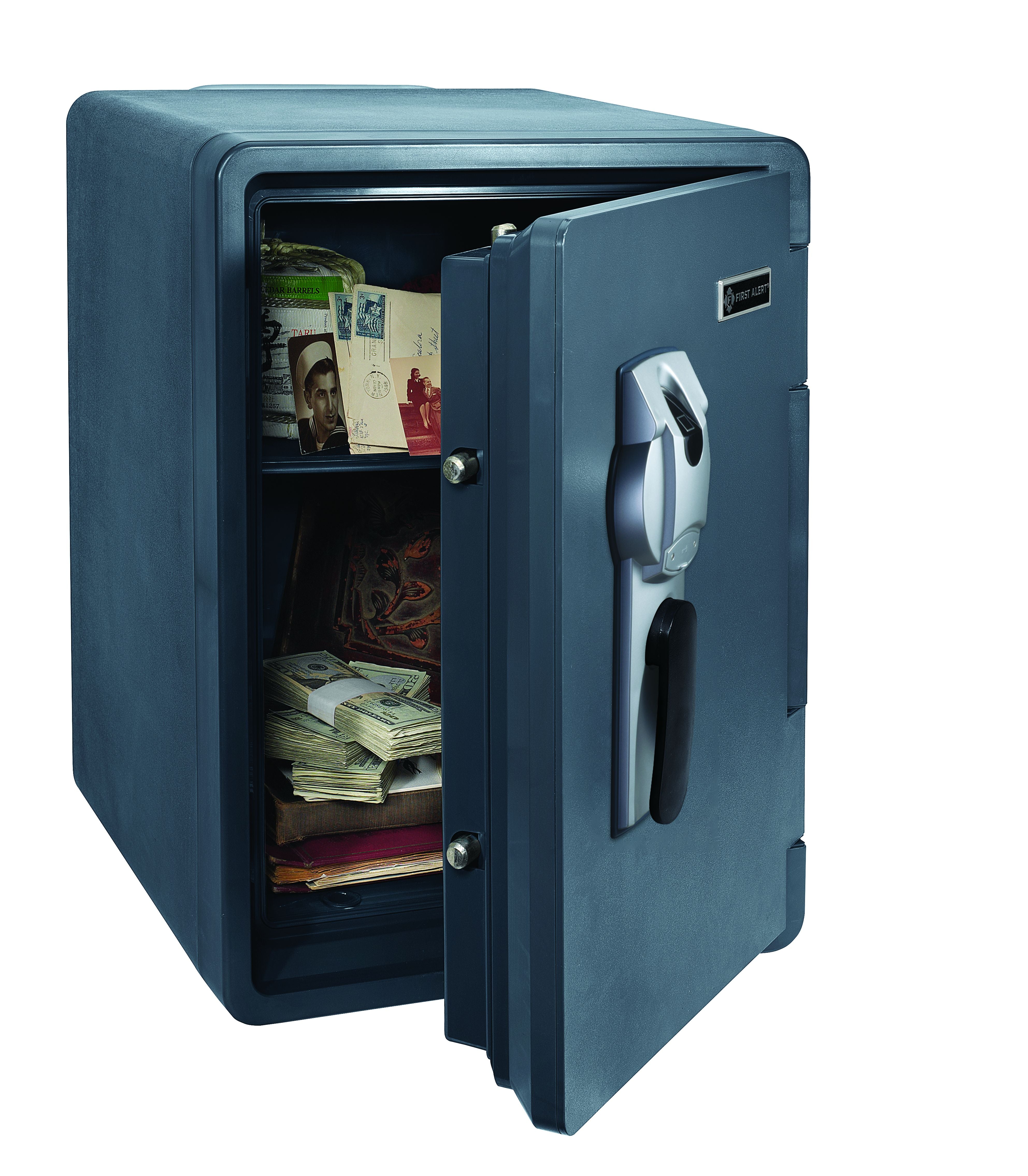 First Alert Fireproof and Waterproof Security Safe, 2.1 CU FT, 1 Hour ...
